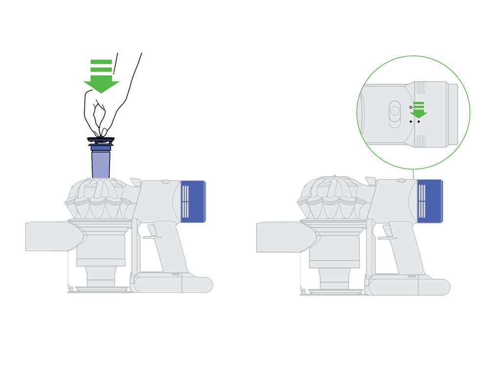 Dyson v8 filter store